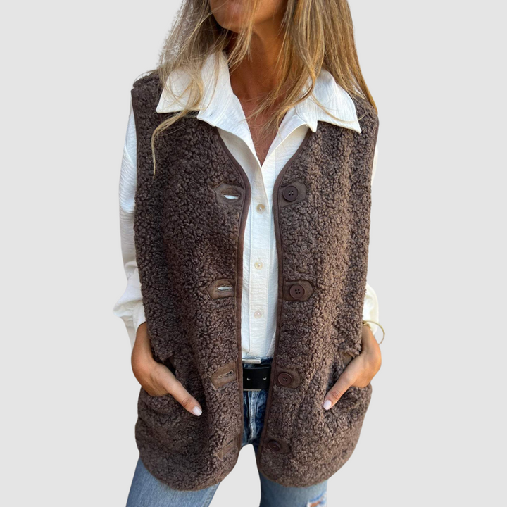 Chantal™ Spring Buttoned Vest – Harper & Rowe Chicago